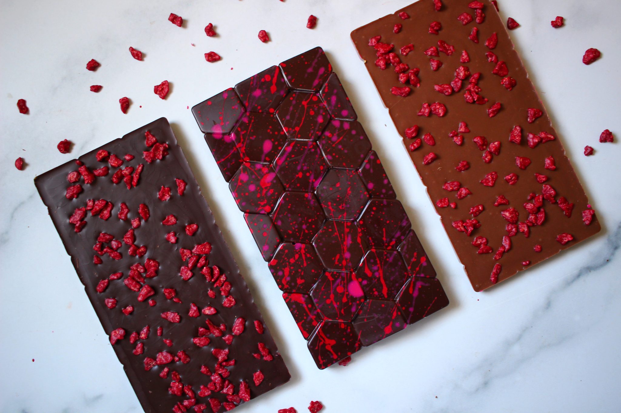 Raspberry Chocolate Bar - Beth's Chocolate